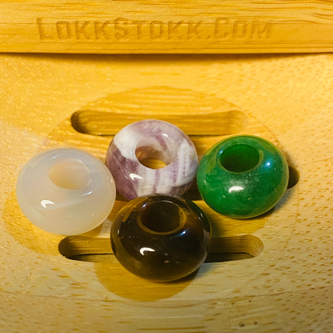 Dreadlock Gemstone Beads - 4pk – Lokk Stokk & Apparel